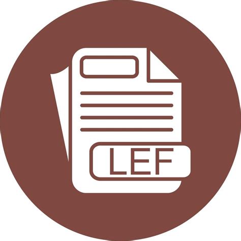 Lef File Format Bright Flat Element 62140314 Vector Art At Vecteezy