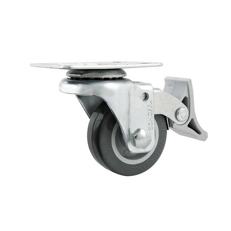 RodÍzio 2 Placa GiratÓria Com Freio Schioppa Megafer