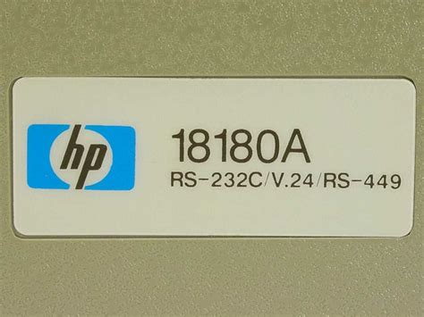Hp Interface Protocol Analyzer 18180a