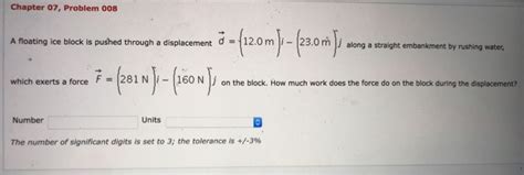 Solved Chapter Problem A Floating Ice Block Is Chegg