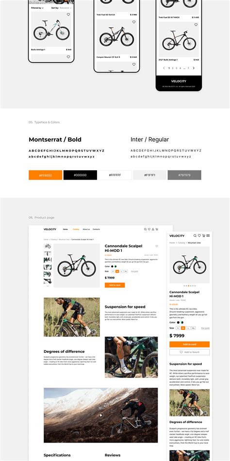 Bicycle E Commerce Website Concept On Behance