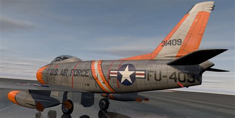 North American F 86h Sabre Hog 3d Model By Chipbasschaos