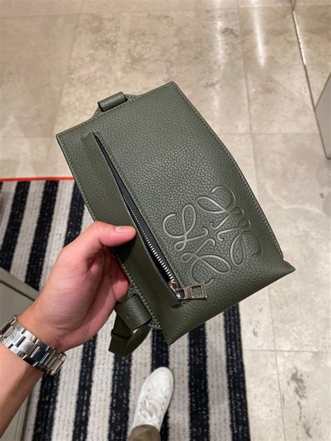 Loewe Vertical T Pocket Bag Green Luxury Bags And Wallets On Carousell