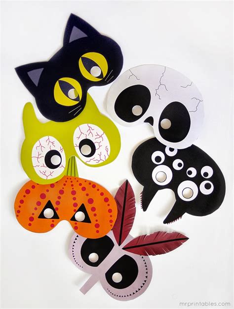 Halloween Fiesta Diy Photobooth Photocall Fotografías Handmade Manualidades Máscaras Masks