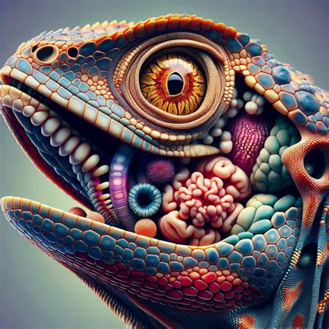 Reproductive Organs Of Female Lizards