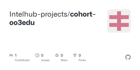 Github Intelhub Projectscohort Oo3edu