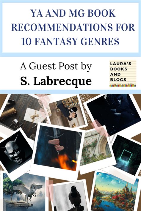 Ya And Mg Book Recommendations For 10 Fantasy Genres By S Labrecque