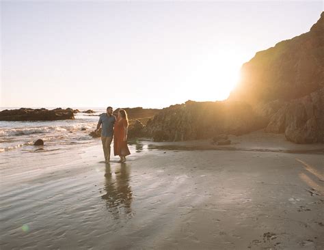 Crescent Bay Beach Surprise Engagement Laguna Beach
