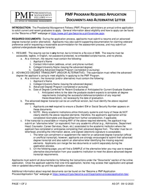 Fillable Online Form Opm 1300 Opm 1300 Pmf Application Fax Email Print