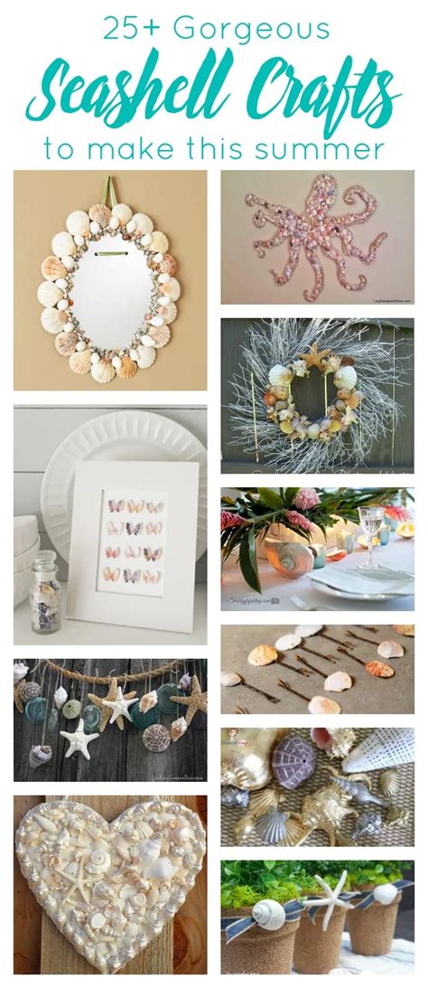 25 Gorgeous Seashell Crafts To Make This Summer Artofit