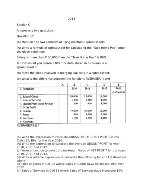 Solved Section C Pyqsss Pdf Spreadsheet Relational Database