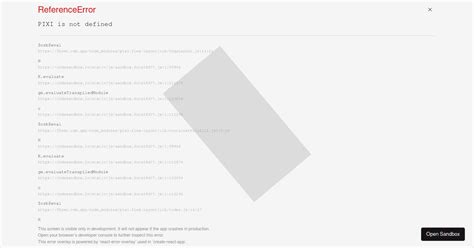 Pixi Test Codesandbox