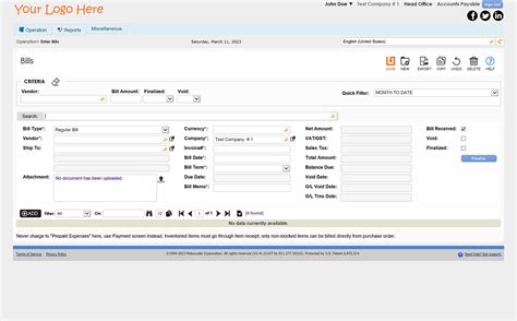 Erp Accounting Module And Components 1erp