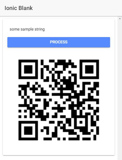 How To Generate A QR Code In Ionic Ionic V Ionic Forum