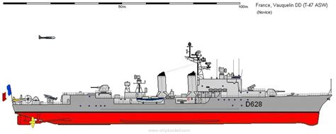 Surcouf T47 Class Destroyer French Navy Marine Nationale