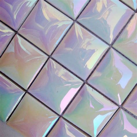 Iridescent Mosaic Bathroom Tile For A Stunning Look