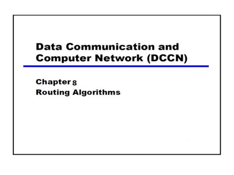 Routing Algorithm Pptx