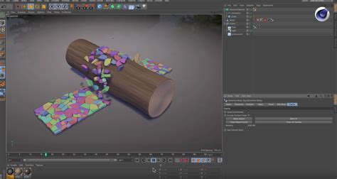 Voronoi-Fracture-simulation-in-Cinema-4D - 3DArt