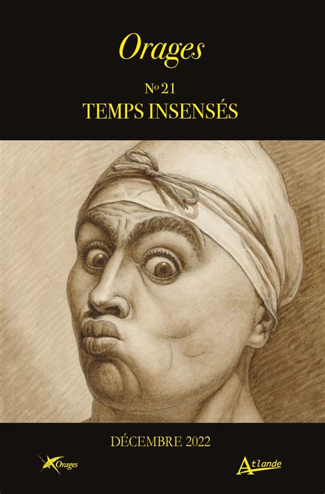 Orages N° 21 Temps Insensés Dir Stéphanie Genand