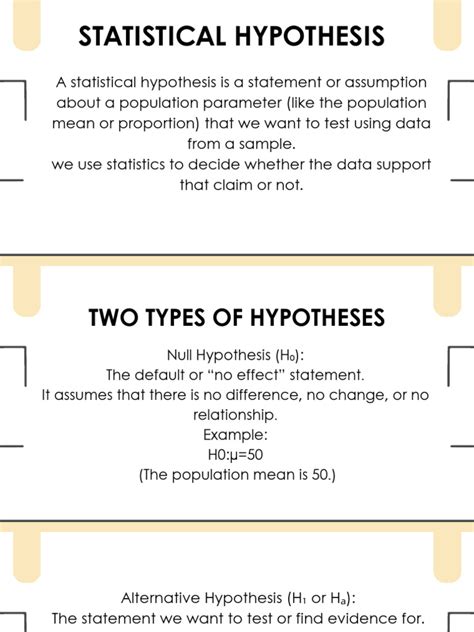 Understanding Statistical Hypothesis Testing Pdf P Value Statistics