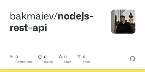 Github Bakmaievnodejs Rest Api