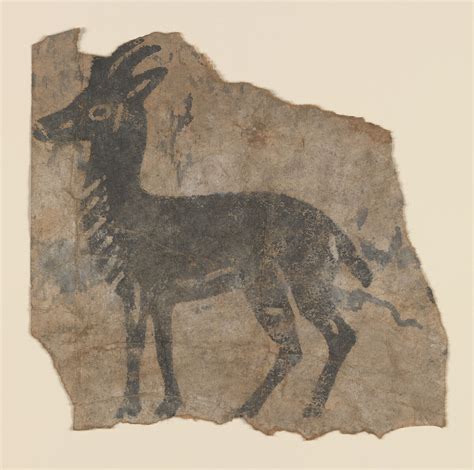 Ibex Or Gazelle Block Print The Metropolitan Museum Of Art