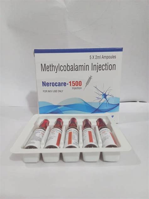 Methylcobalamin Injection 1500 At ₹ 55piece Id 2855381890462