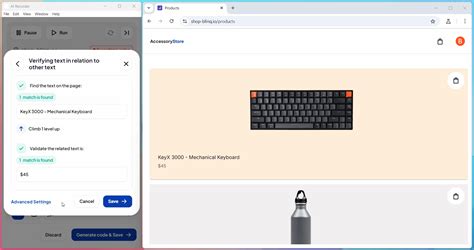 Verify Text In Relation To Other Text Assertion Blinqio Documentation