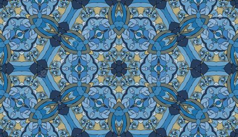 Seamless Circular Vector Pattern Background Vector Fashion Motifs