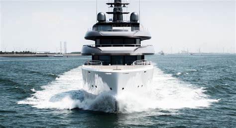 Yacht Pangea First Amels 80 Sea Trialing Megayacht News