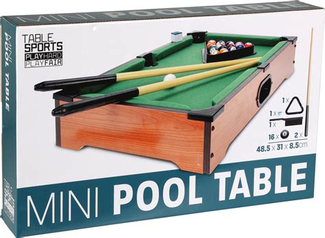 Mini Pool Billardtisch Von Table Sports Sport And Freizeit Outlet