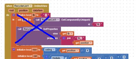How Do You Create Custom Row × Column Grid Of Textboxes Using Recycler List Extension Mit App