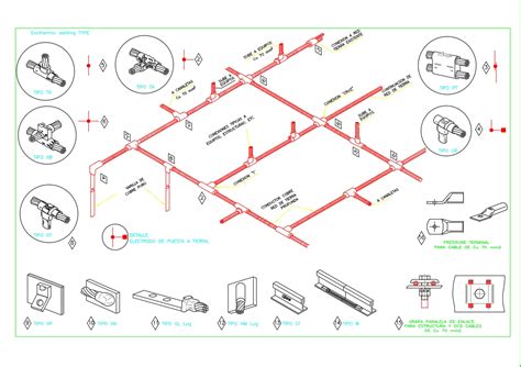 Grounding Mesh In Autocad Cad Download 3 1 Mb Bibliocad