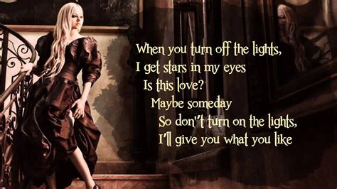 Avril Lavigne Give You What You Like Lyrics Youtube