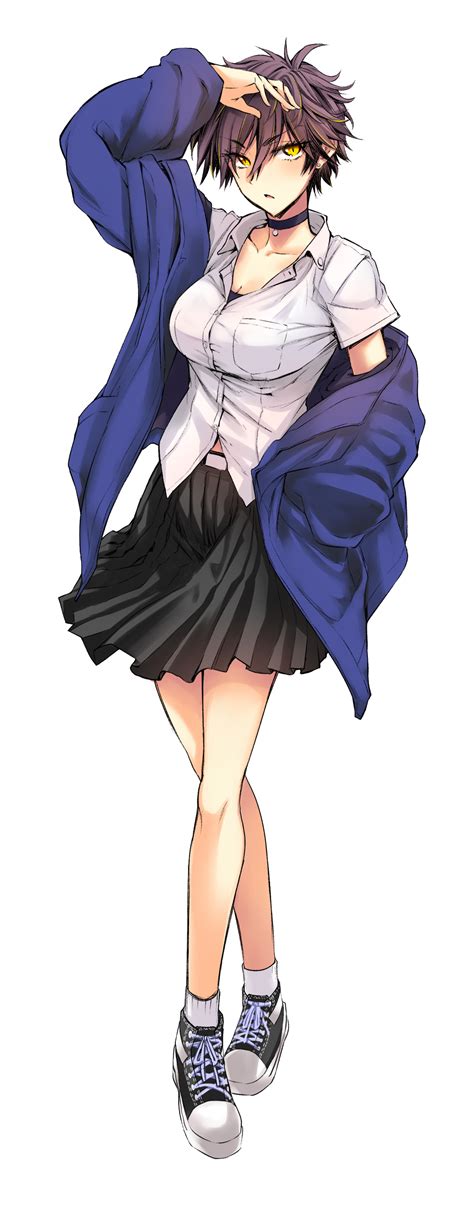 Original Absurdres Highres 1girl Belseph Breasts Cleavage Coat