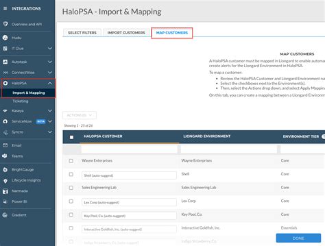 Import And Map Customers From Halopsa
