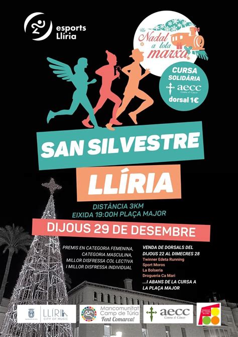 La San Silvestre Solidaria vuelve a las calles de Llíria Ayuntamiento de Lliria