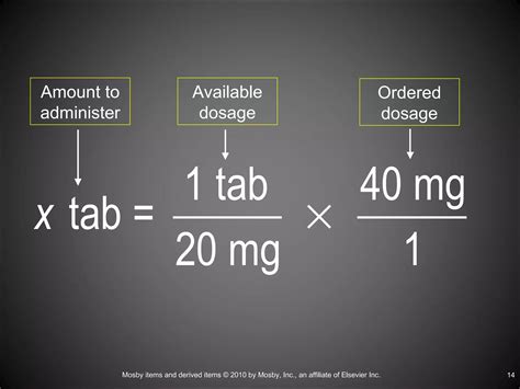 Dosage Calculation Using Dimensional Ana Ppt