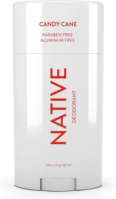 Native Deodorant Paraben Free Aluminum Free Candy Cane Full Size 2 65 Oz 75 G