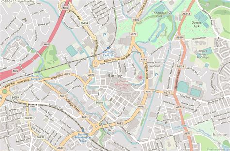 Burnley Great Britain Map Latitude And Longitude Where Is Burnley