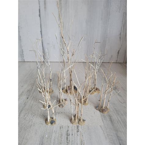 Lemax White Bare Branch Woods Village Accessory Xmas Etsy