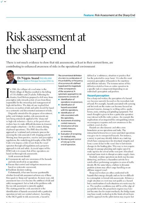 Pdf Risk Assessment At The Sharp End Dokumentips