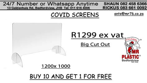 Perspex Screens Mr Plastic Bedfordview