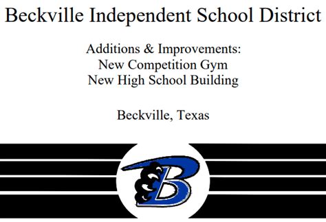 Additions And Renovations New Gymnasium And New High School Building