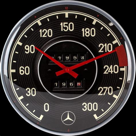 Mercedes Benz Wall Clock Classic Tachometer B66057938