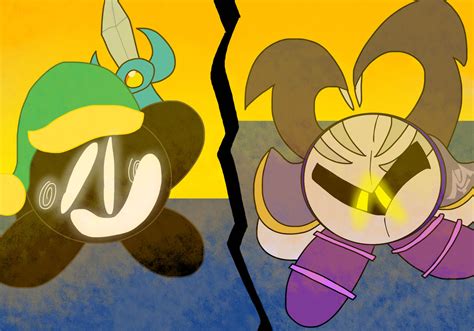 Shadow Kirby V Meta Knight By Cambam07yt On Deviantart