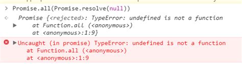 Javascript Promiseall Raises Typeerror Undefined Is Not A Function Stack Overflow