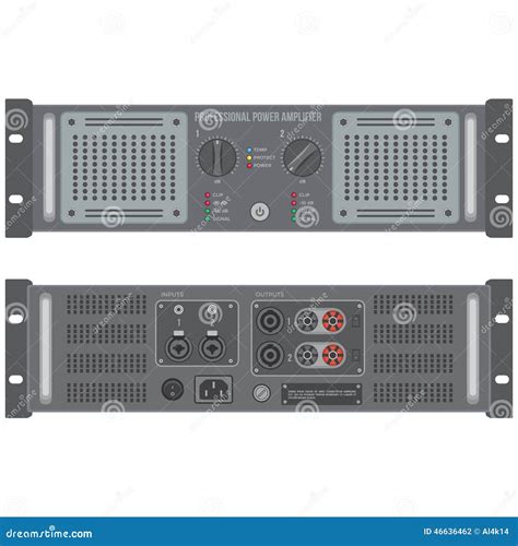 Speaker Amplifier Device Vector Stock Vector Illustration Of Speaker