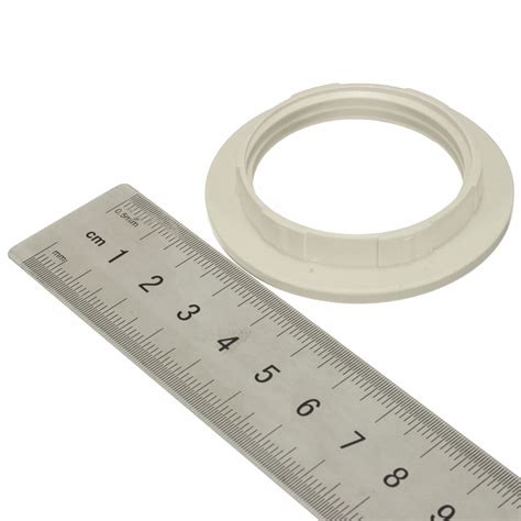 2 Pcs E27 Lampshade Ring Adapter Blackwhite Light Grandado