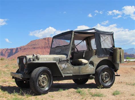 1951 Willys Jeep Model Cj2a With Volkswagon 1600cc Dual Port Engine For